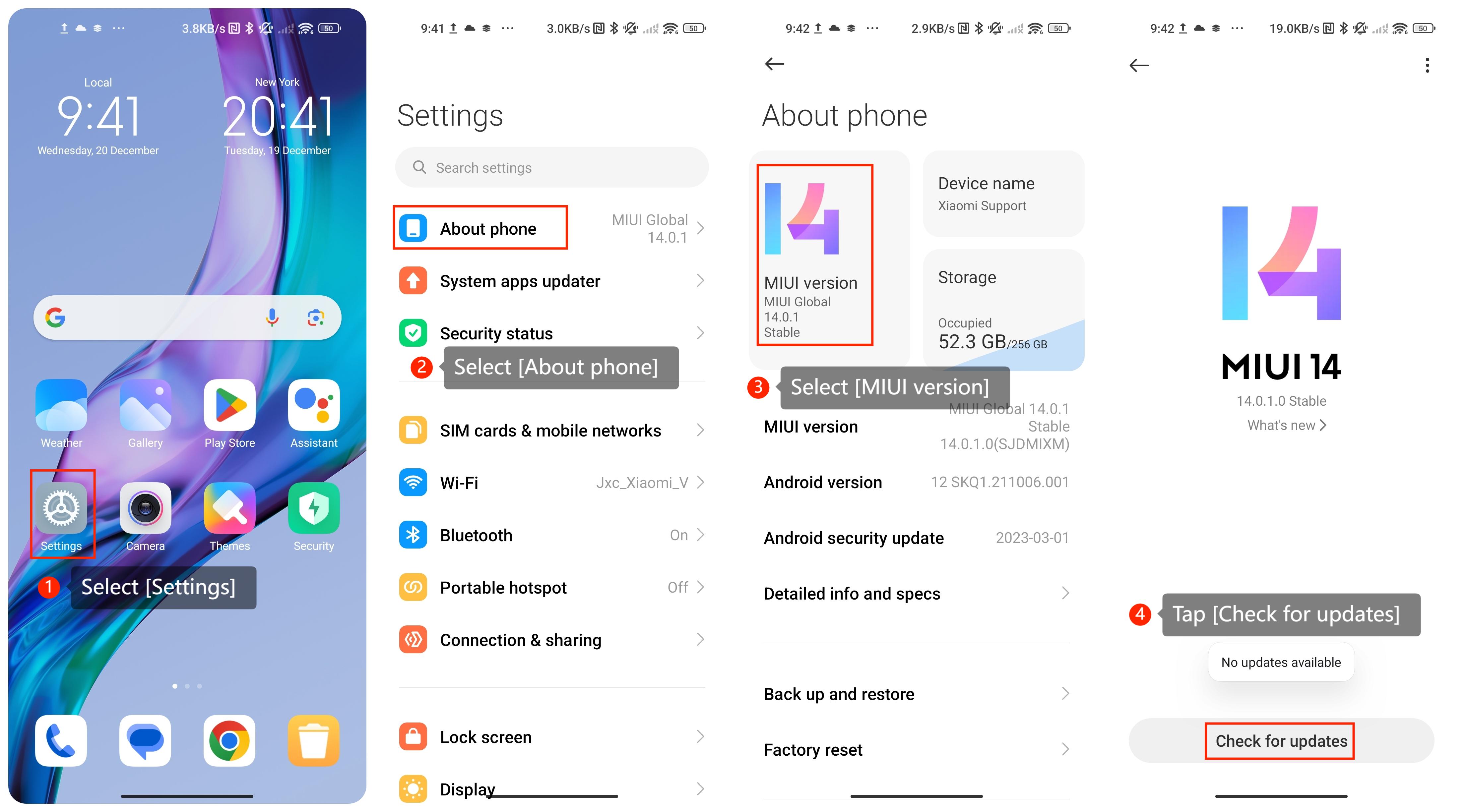 What to do if the MIUI system can't be updated on the Redmi Note 12 Pro+ 5G?