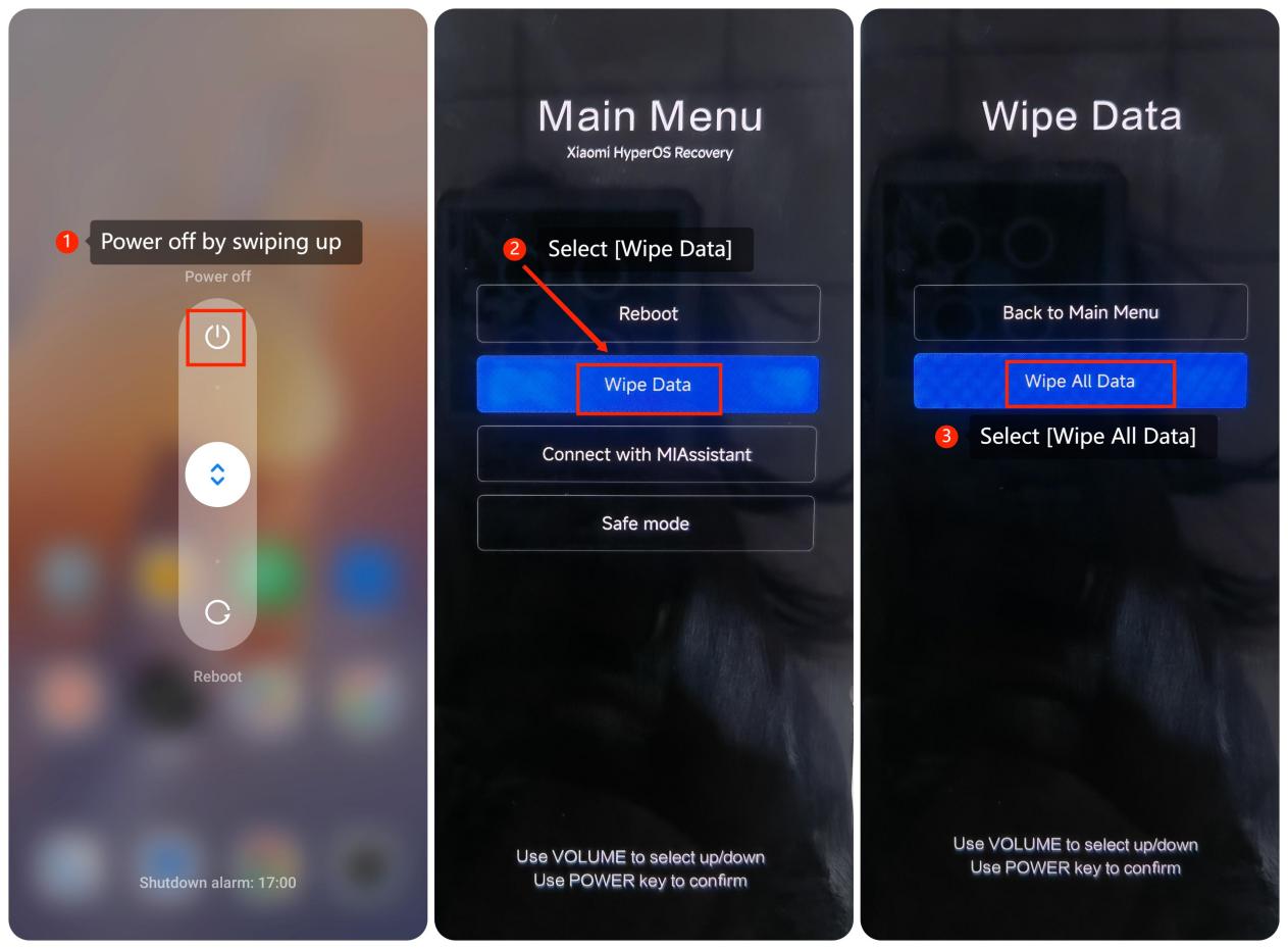 How to perform various system-level operations by enabling Recovery Mode on the Redmi Note 13?